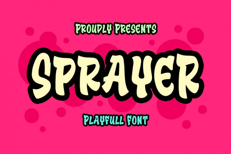 Sprayer Font - Free Font