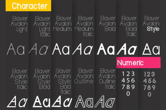 Baver Avalone Font - Free Font
