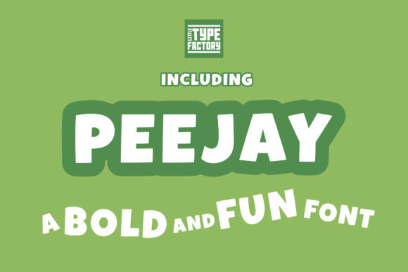 Peejay & Peejay Stripes Font - Free Font