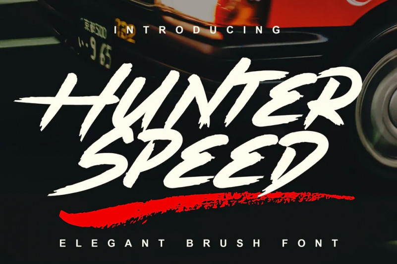 Hunter Speed Font - Free Font