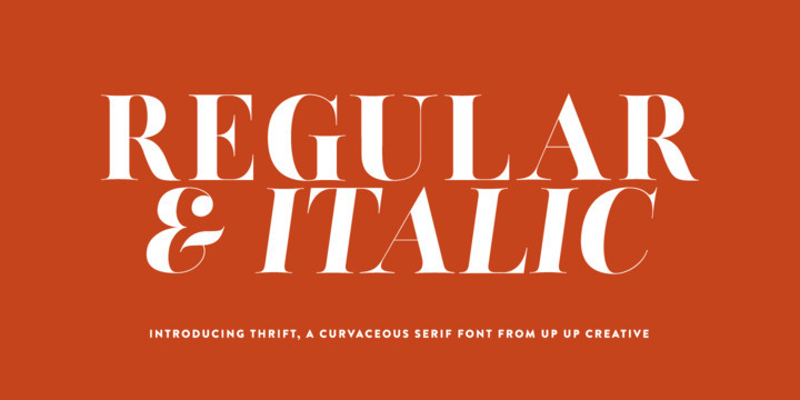 Thrift Font - Free Font