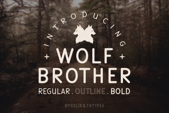 Wolf Brother Font - Free Font