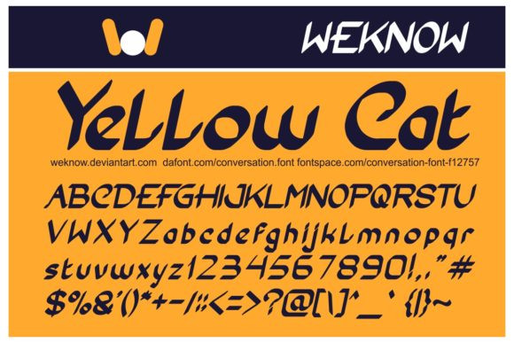 Conversation Font - Free Font
