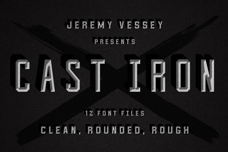 Cast Iron Font - Free Font