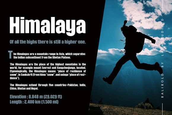 Balibold Font - Free Font