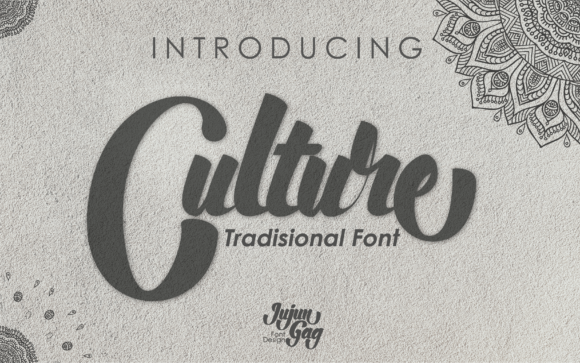 Culture Font - Free Font