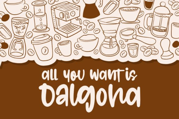 Dalgona Font - Free Font