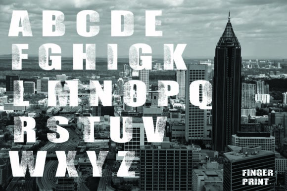 Finger Print Font - Free Font