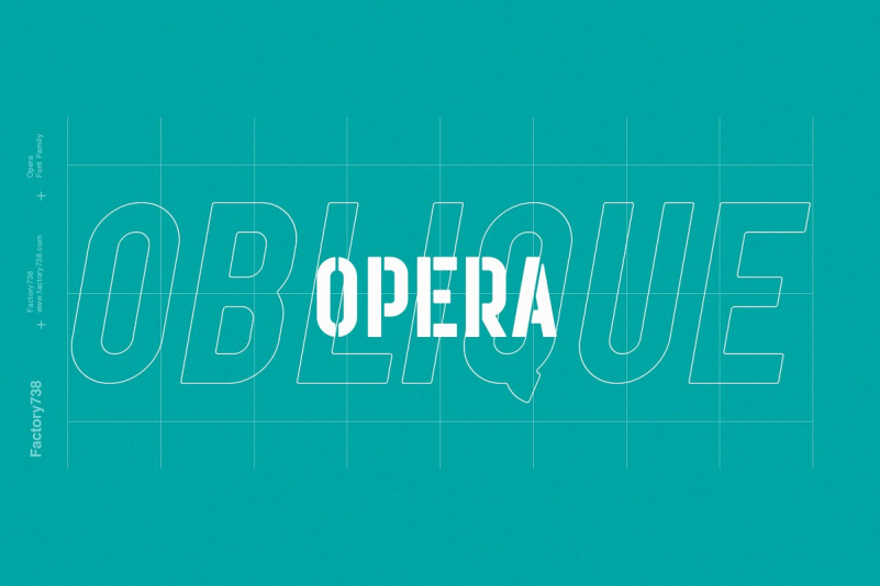 Opera Oblique Font - Free Font