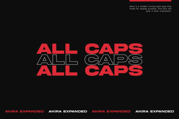 Akira Expanded Font - Free Font