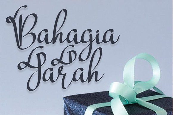 Bahagia Jarah Font - Free Font