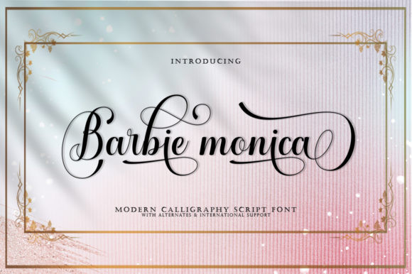 Barbie Monica Font - Free Font