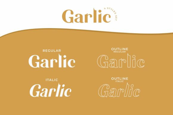 Garlic Font - Free Font