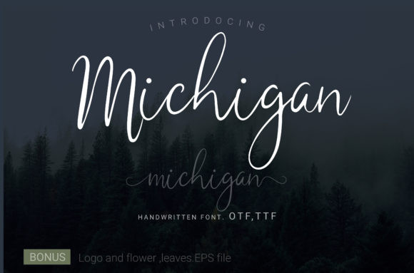 Michigan Font - Free Font