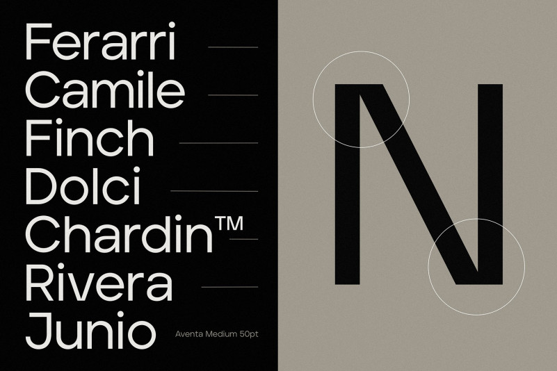 Aventa Font - Free Font