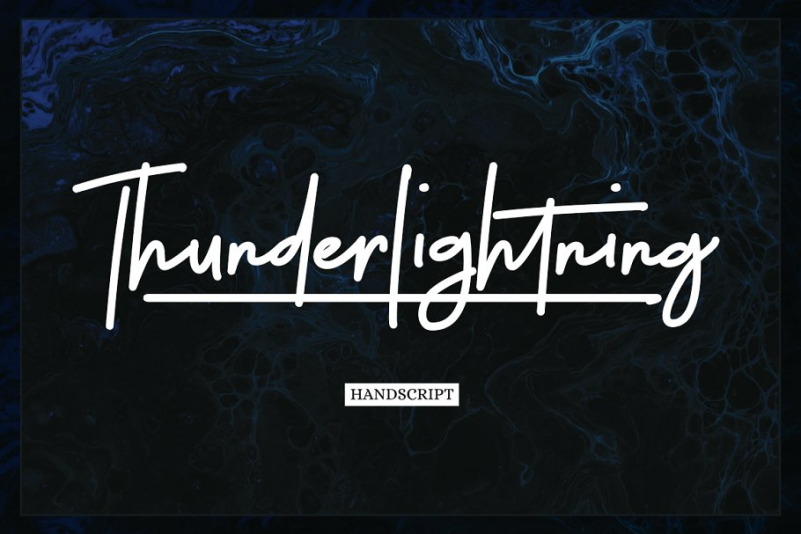 Thunderlightning Font - Free Font