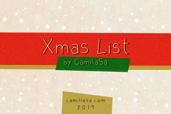 Christmas List Font - Free Font