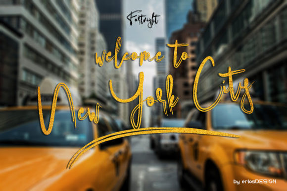 Fortnight Font - Free Font