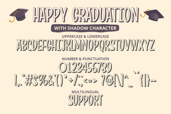 Happy Graduation Font - Free Font