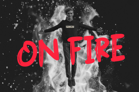 On Fire Font - Free Font