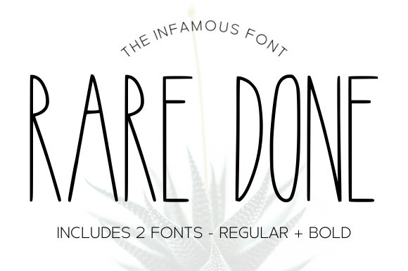 Rare Done Font - Free Font