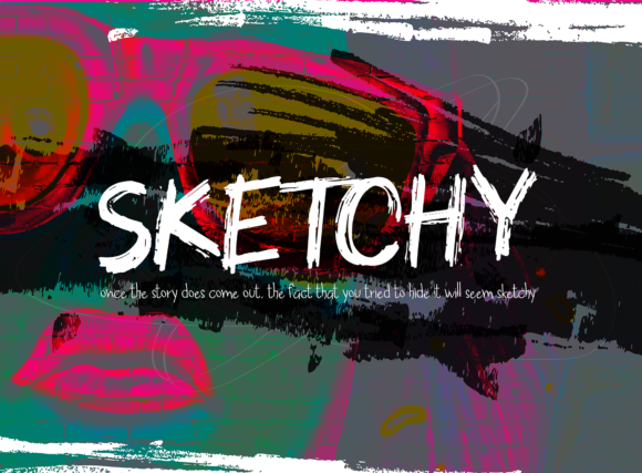 Sketchy Font - Free Font