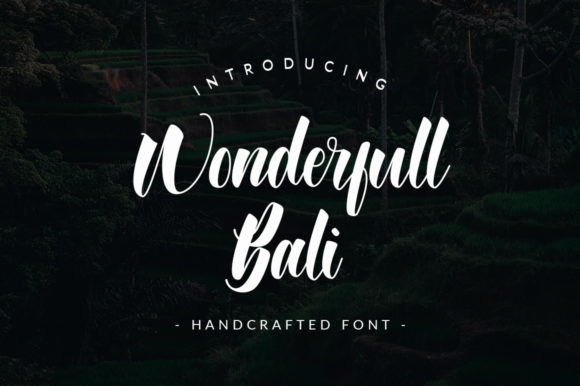 Wonderfull Bali Font - Free Font
