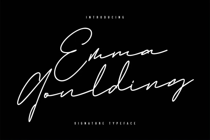 Emma Goulding Font - Free Font