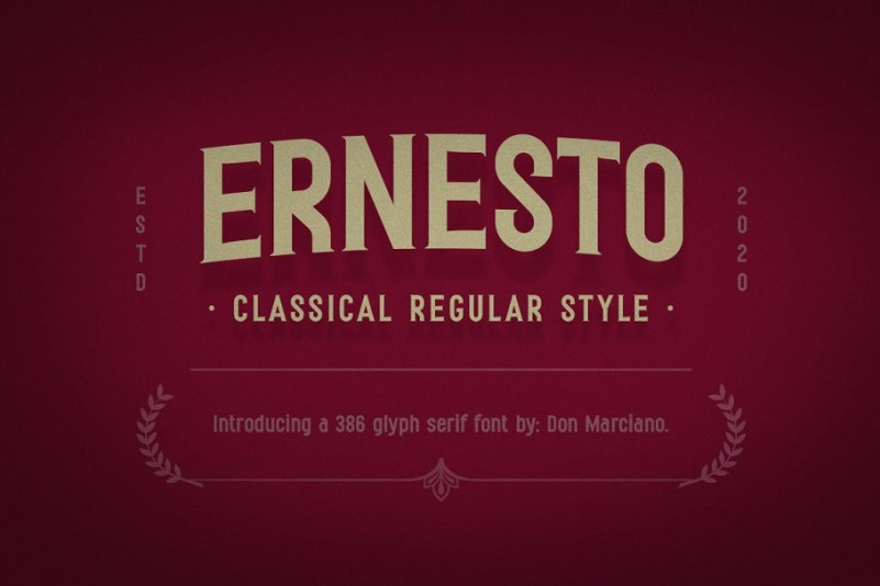 Ernesto Font - Free Font