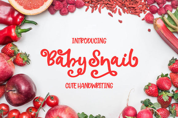 Baby Snail Font - Free Font
