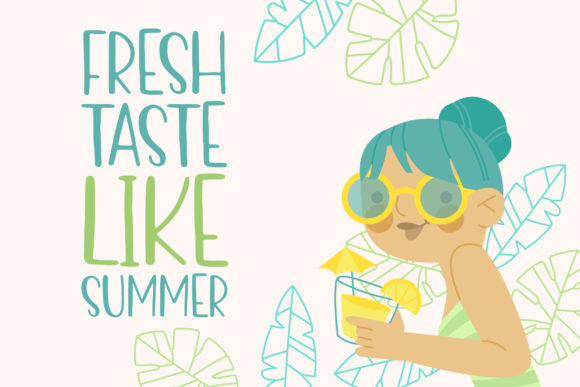 Happy Summer Font - Free Font