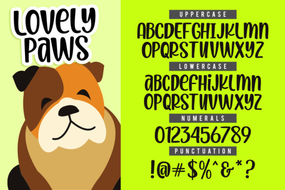 Lovely Paws Font - Free Font