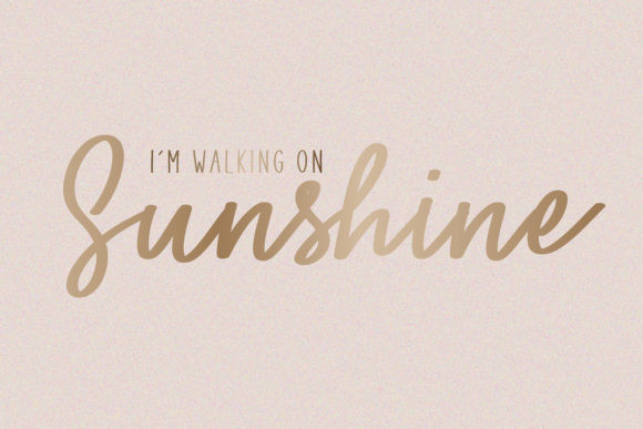 You Are My Sunshine Font - Free Font