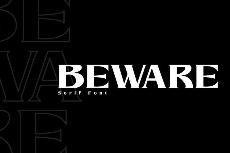 Beware Font - Free Font