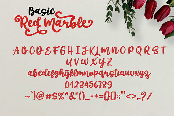 Red Marble Font - Free Font