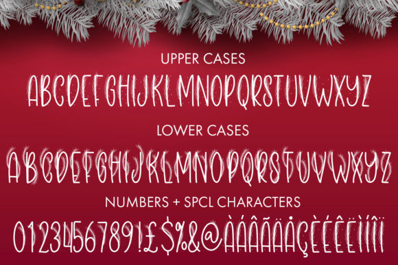 Christmas Tinsel Font - Free Font