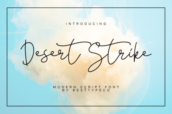 Desert Strike Font - Free Font