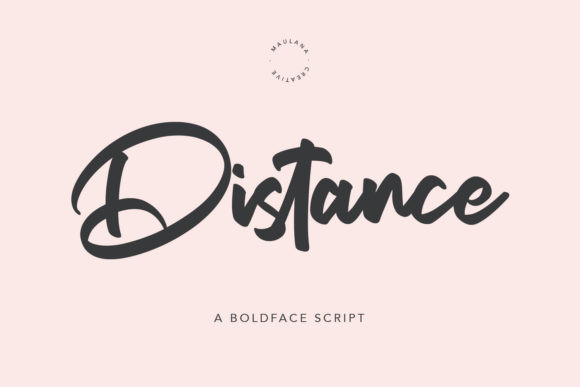Distance Font - Free Font
