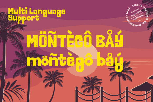 Montego Bay Font - Free Font