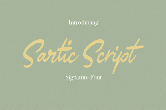 Sartic Script Font - Free Font