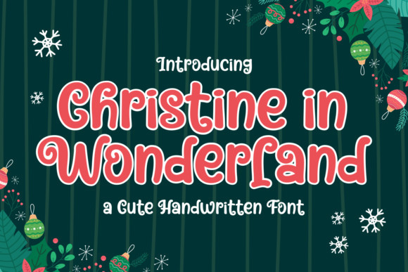 Christine in Wonderland Font - Free Font
