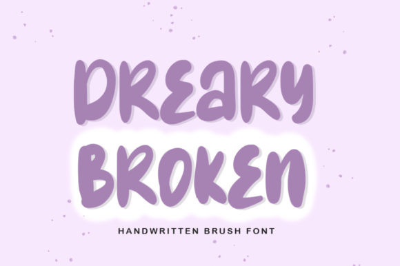 Broken - Bold Serif Font - Free Font