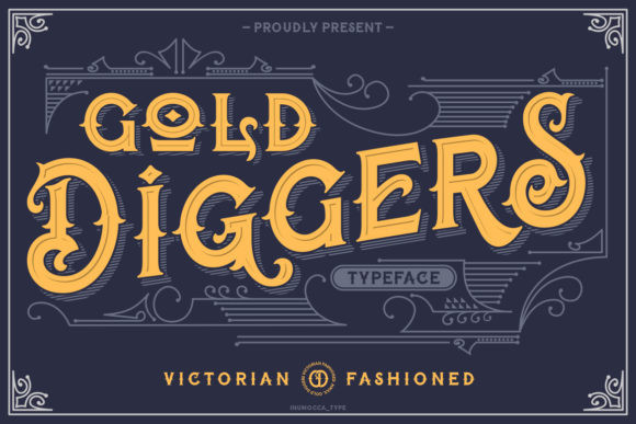 Gold Diggers Font - Free Font