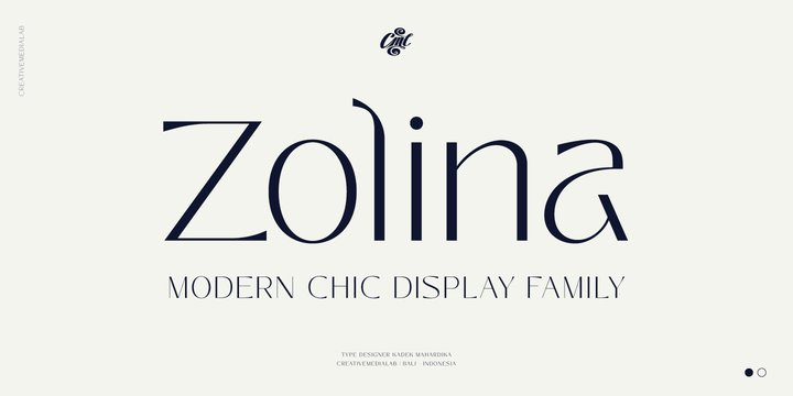 Zolina Font - Free Font