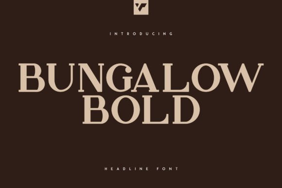 Bungalow Headline Bold Font - Free Font