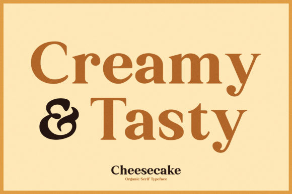 Cheesecake Font - Free Font