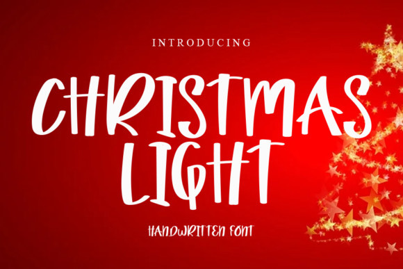Christmas Light Font - Free Font