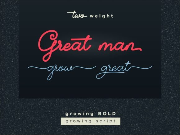 Growing Font - Free Font