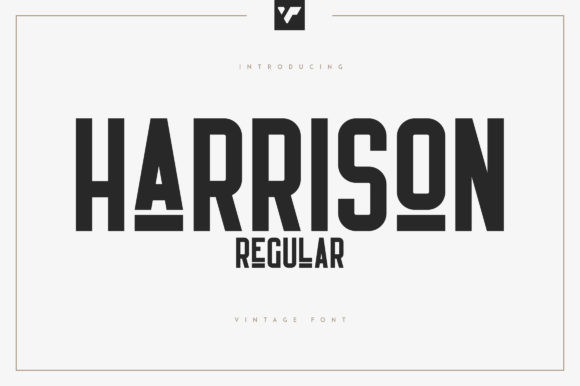 Harrison Regular Font - Free Font