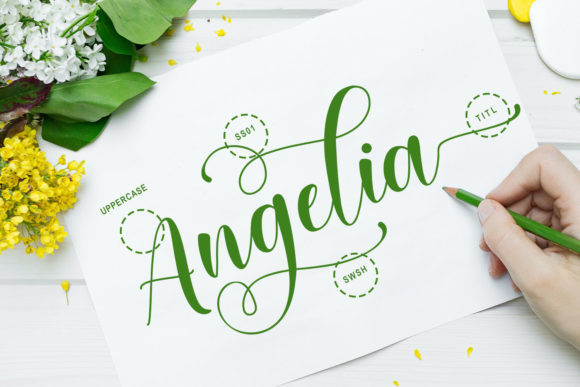 Angelia Font - Free Font